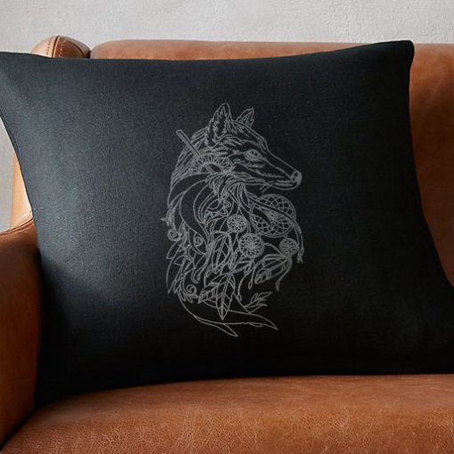 Aztec Forest Animal Embroidery Design